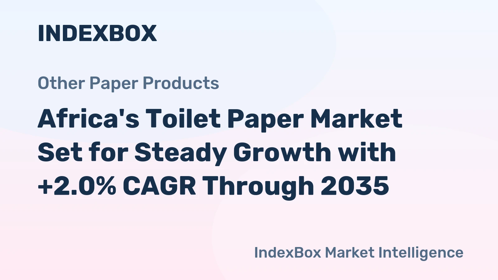 Africa's Toilet Paper Market Set for Steady Growth with +2.0% CAGR Through 2035
