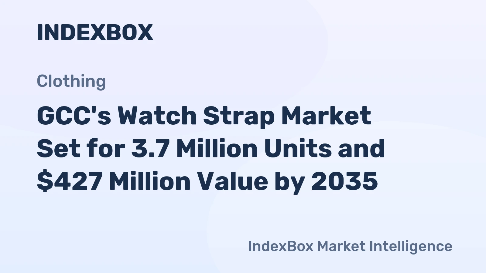 GCC's Watch Strap Market Set for 3.7 Million Units and $427 Million Value by 2035