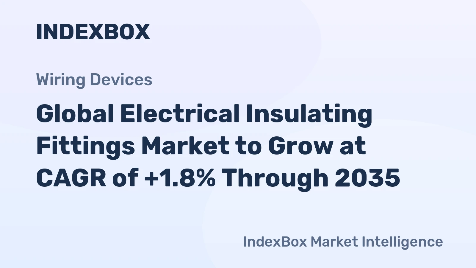 Global Electrical Insulating Fittings Market to Grow at CAGR of +1.8% Through 2035
