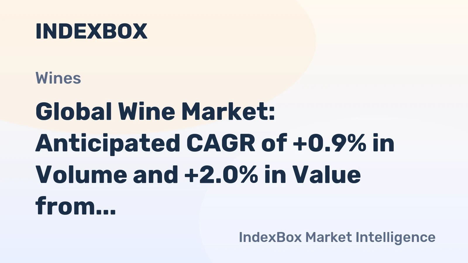 Global Wine Market: Anticipated CAGR of +0.9% in Volume and +2.0% in Value from 2024 to 2035