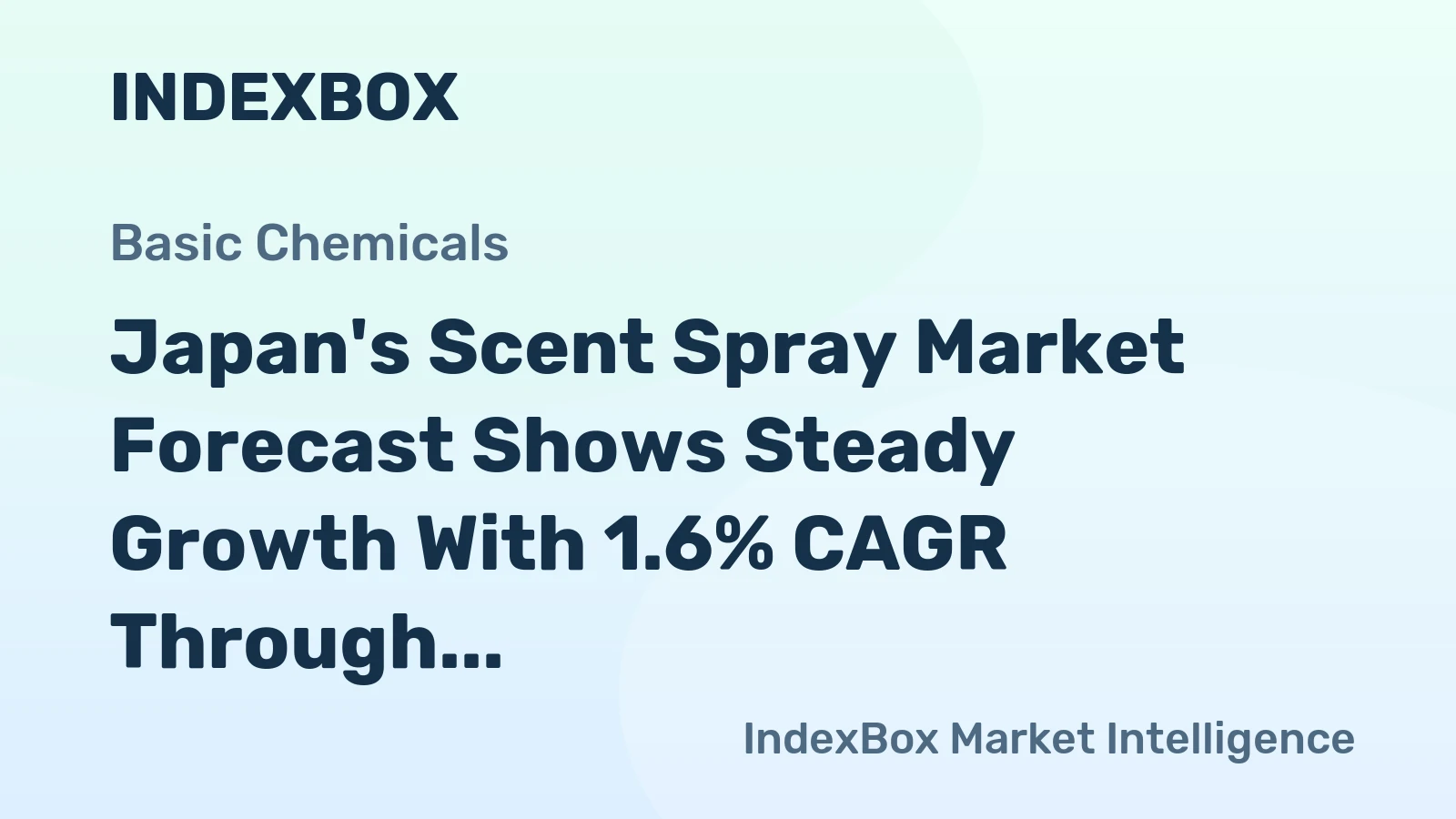 Japan's Scent Spray Market Forecast Shows Steady Growth With 1.6% CAGR Through 2035