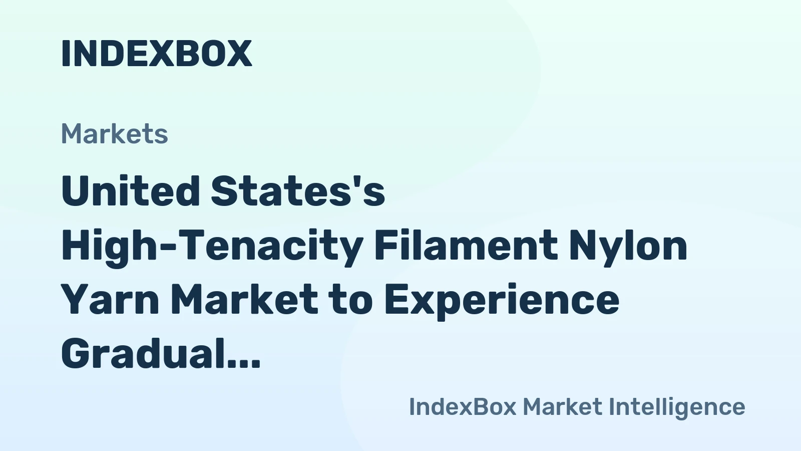 United States's High-Tenacity Filament Nylon Yarn Market to Experience Gradual Growth with +0.5% CAGR Over Next Decade