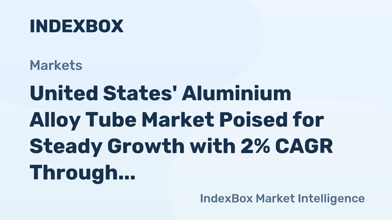 United States' Aluminium Alloy Tube Market Poised for Steady Growth with 2% CAGR Through 2035