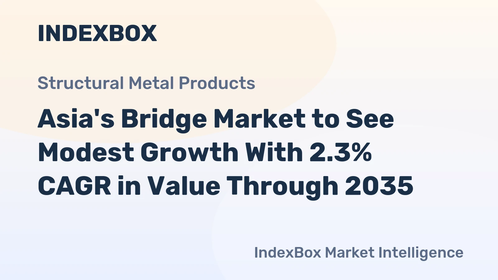 Asia's Bridge Market to See Modest Growth With 2.3% CAGR in Value Through 2035