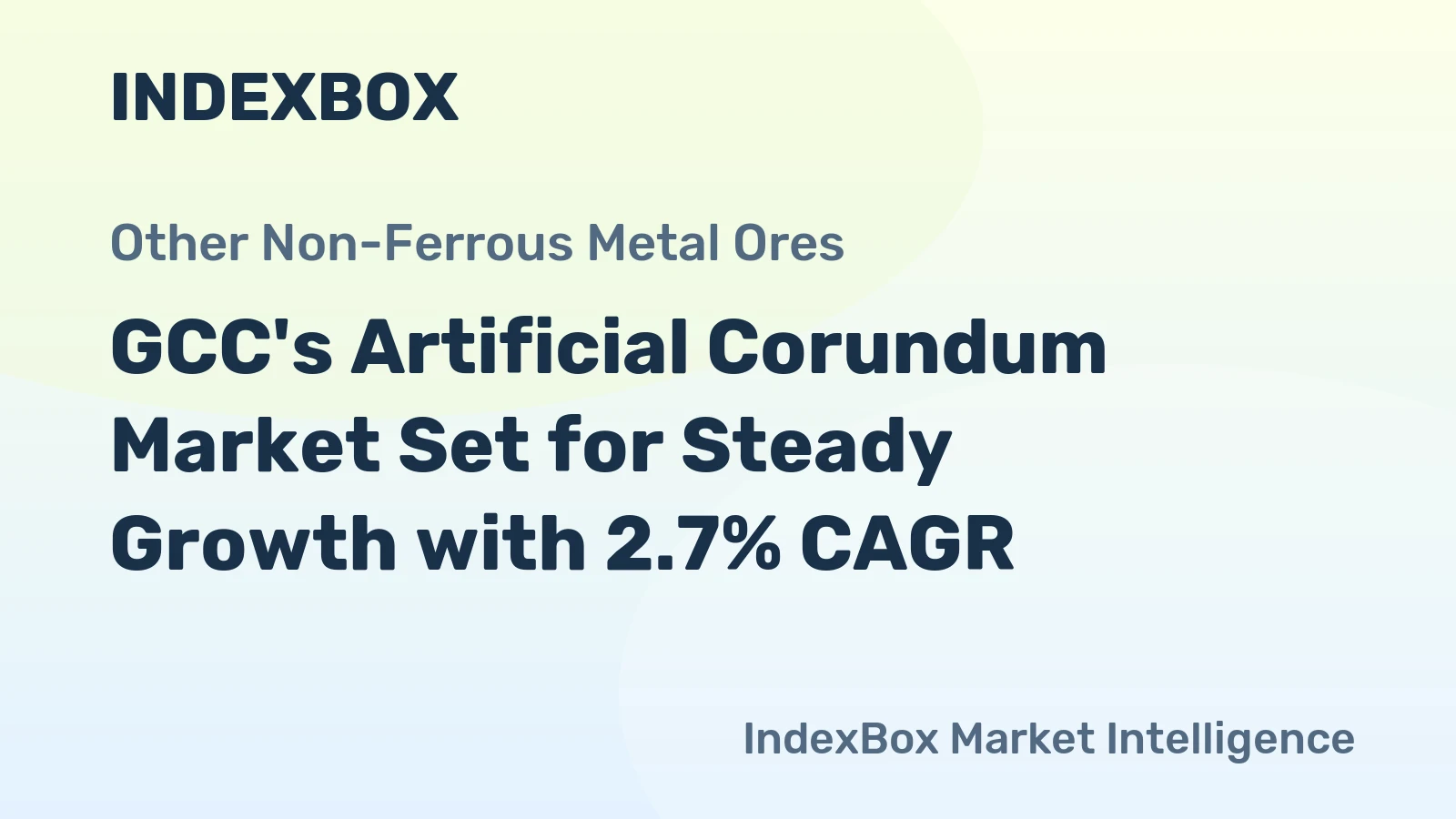 GCC's Artificial Corundum Market Set for Steady Growth with 2.7% CAGR