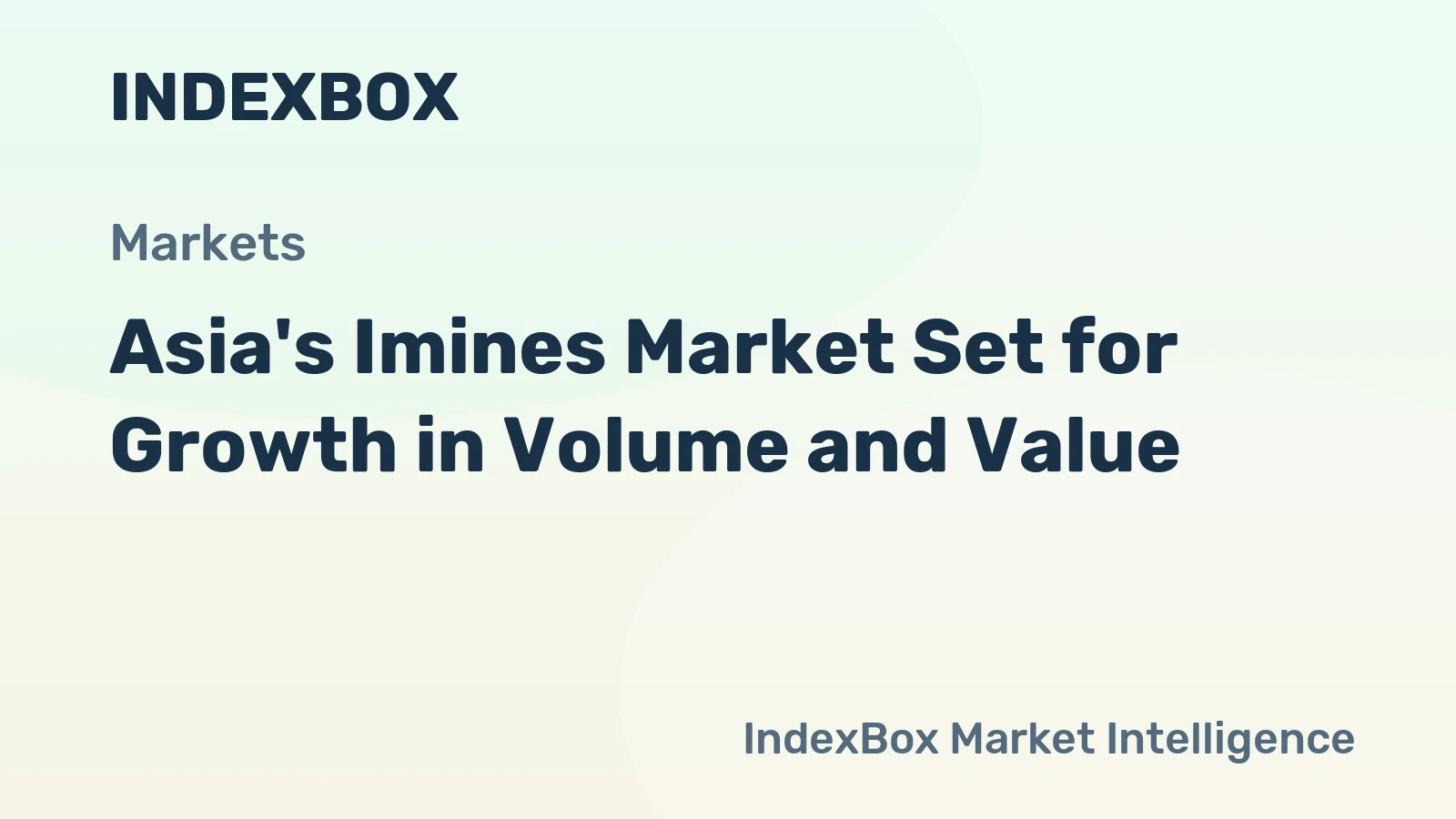 Asia's Imines Market Set for Growth in Volume and Value