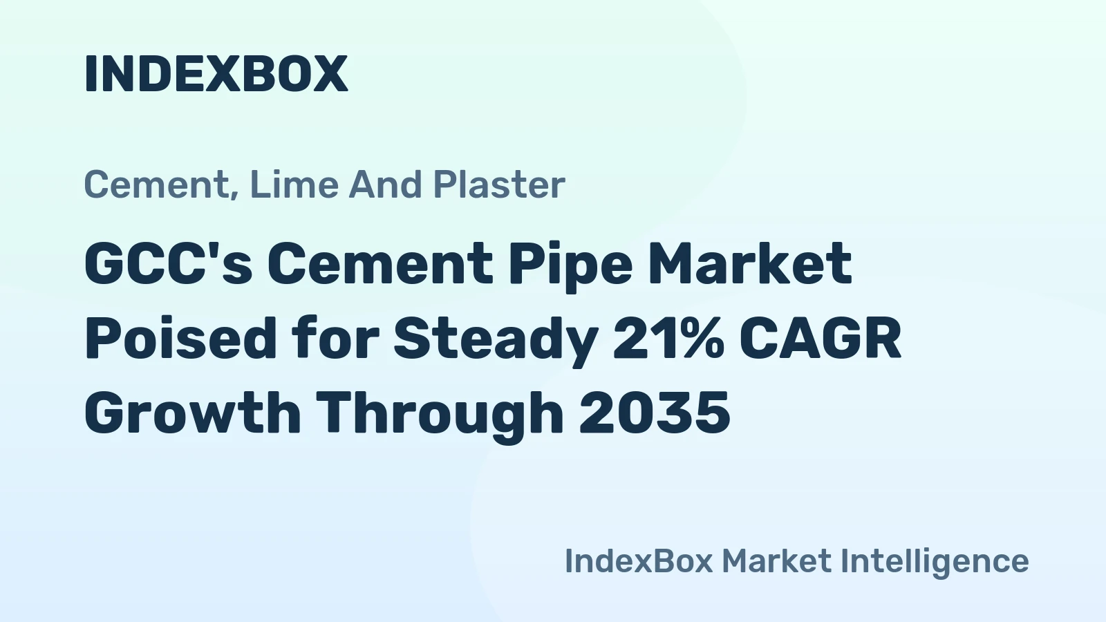 GCC's Cement Pipe Market Poised for Steady 21% CAGR Growth Through 2035