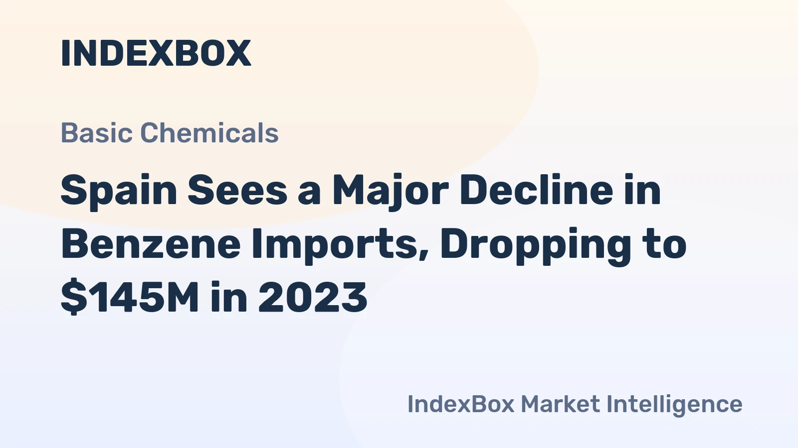 Spain Sees a Major Decline in Benzene Imports, Dropping to $145M in 2023
