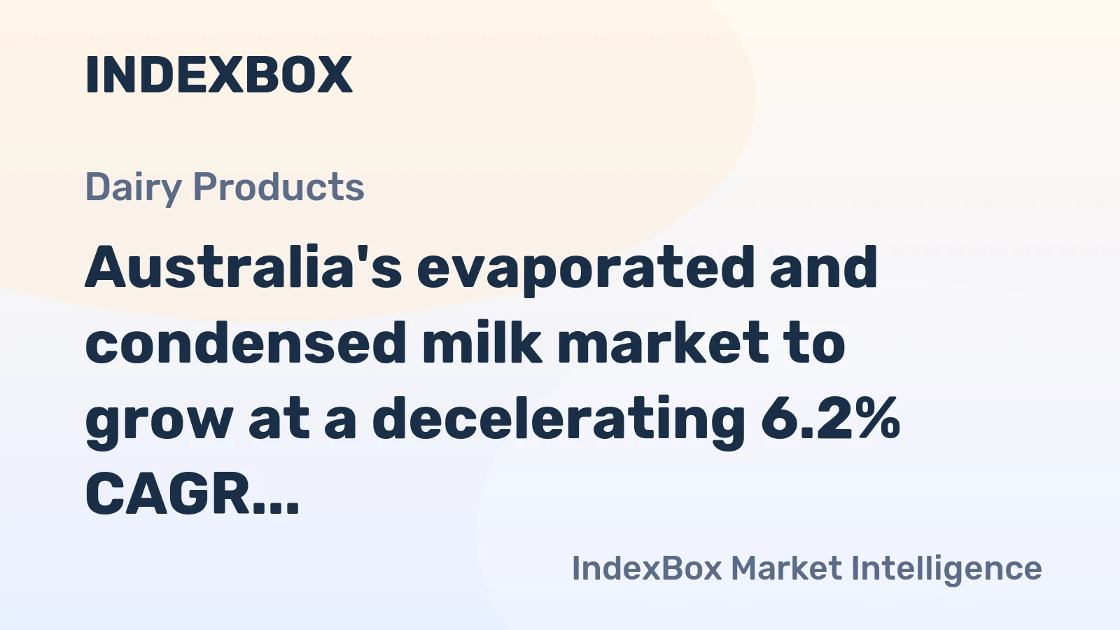 Australia's evaporated and condensed milk market to grow at a decelerating 6.2% CAGR, reaching 72K tons by 2035.
