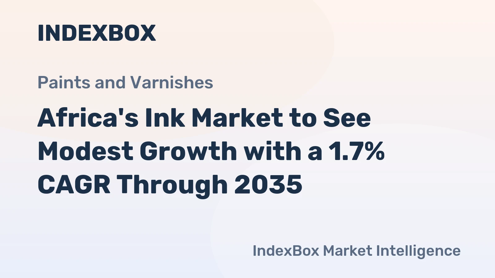 Africa's Ink Market to See Modest Growth with a 1.7% CAGR Through 2035