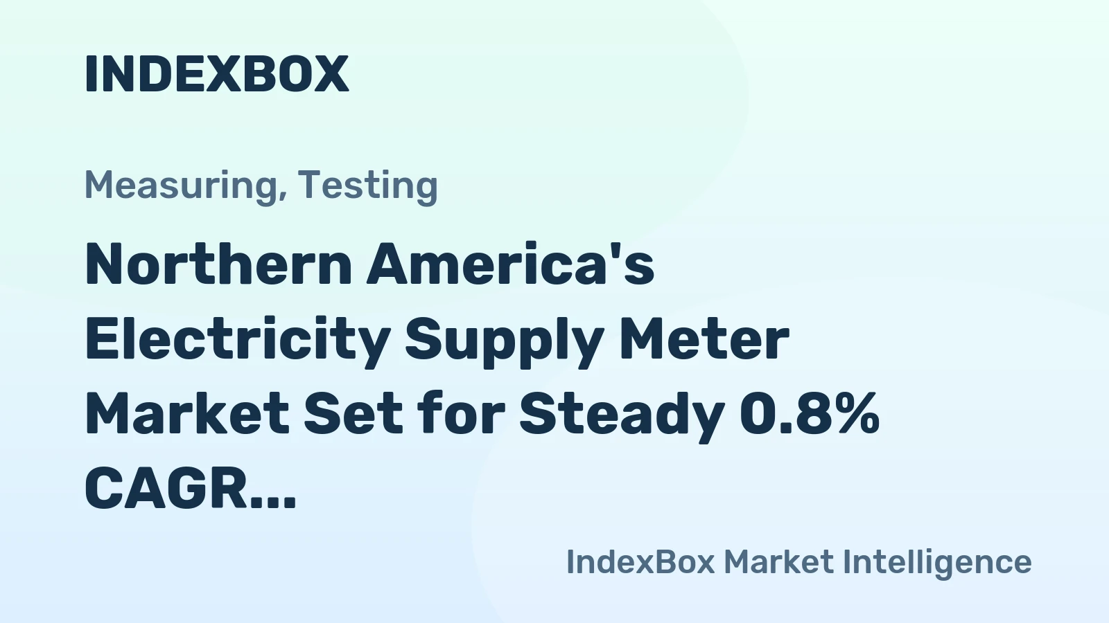 Northern America's Electricity Supply Meter Market Set for Steady 0.8% CAGR Growth Through 2035