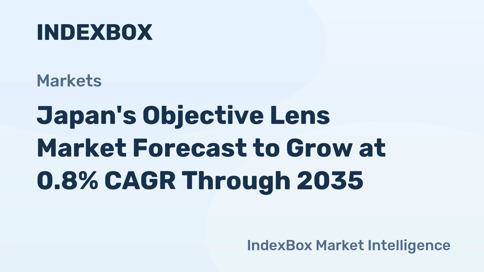 Japan's Objective Lens Market Forecast to Grow at 0.8% CAGR Through 2035