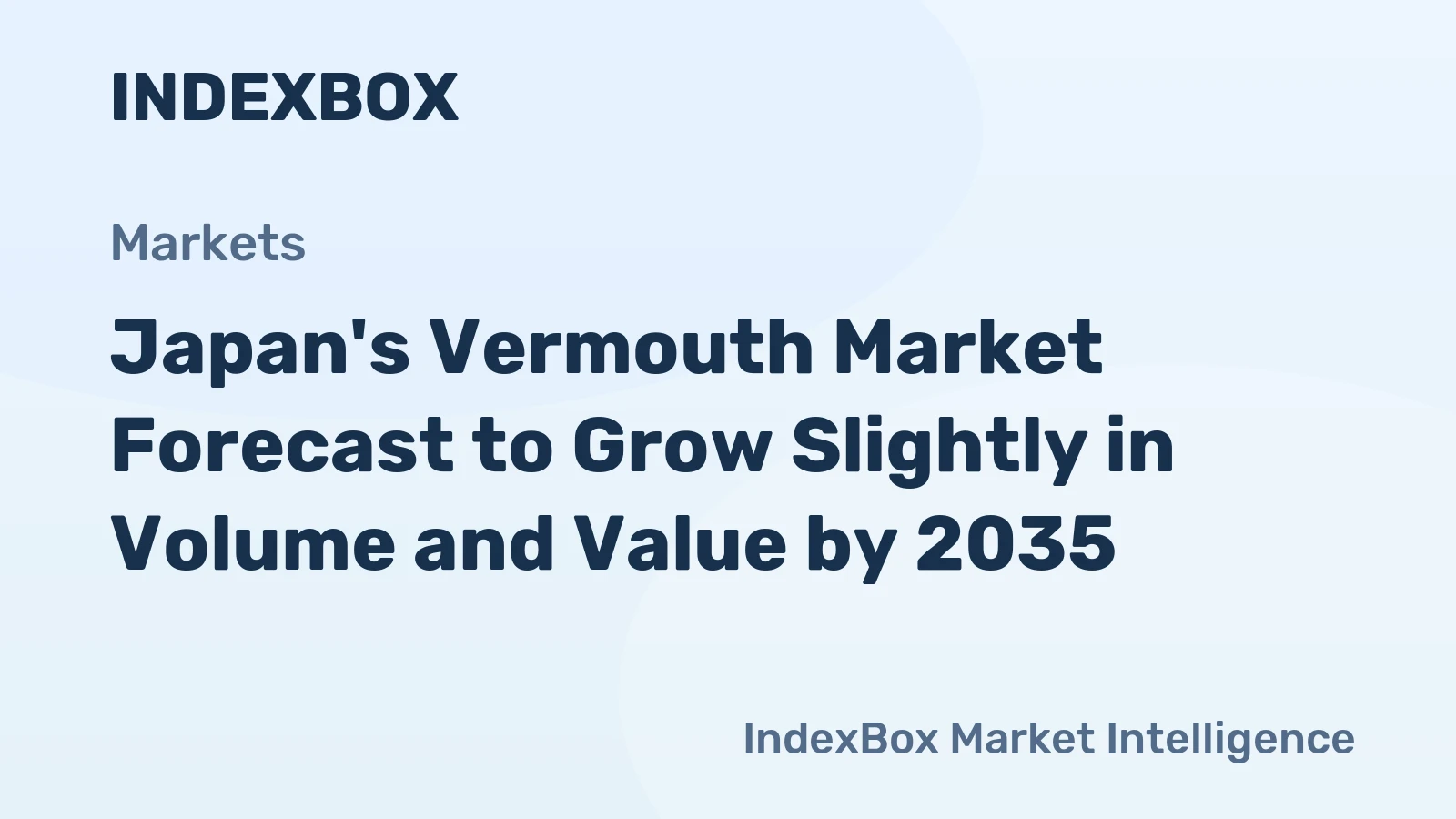 Japan's Vermouth Market Forecast to Grow Slightly in Volume and Value by 2035