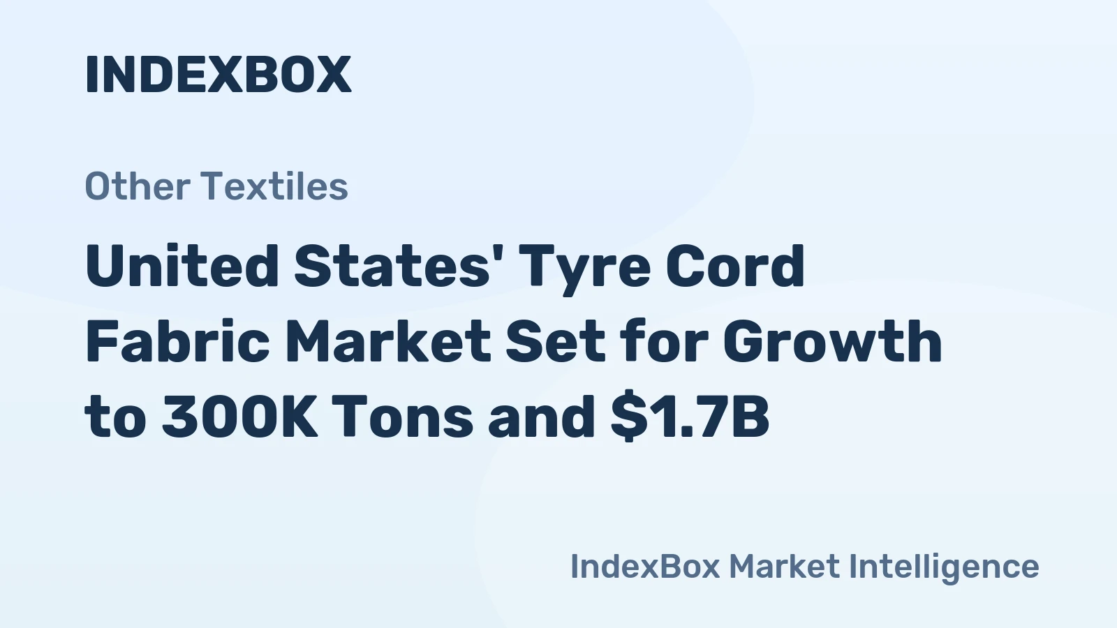 United States' Tyre Cord Fabric Market Set for Growth to 300K Tons and $1.7B