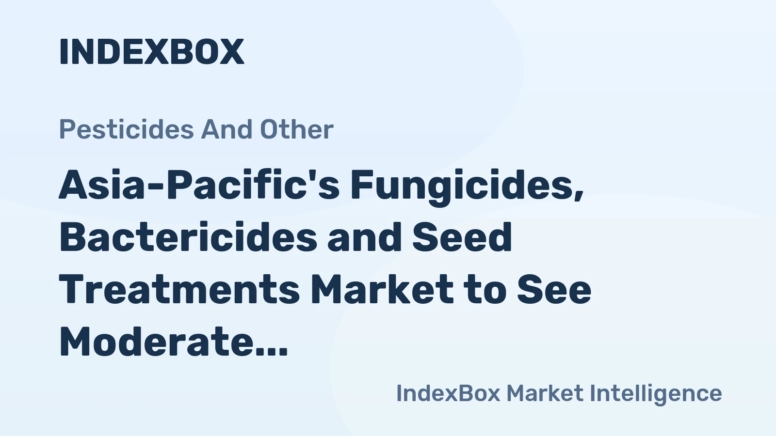 Asia-Pacific's Fungicides, Bactericides and Seed Treatments Market to See Moderate Growth at 1.8% CAGR through 2035