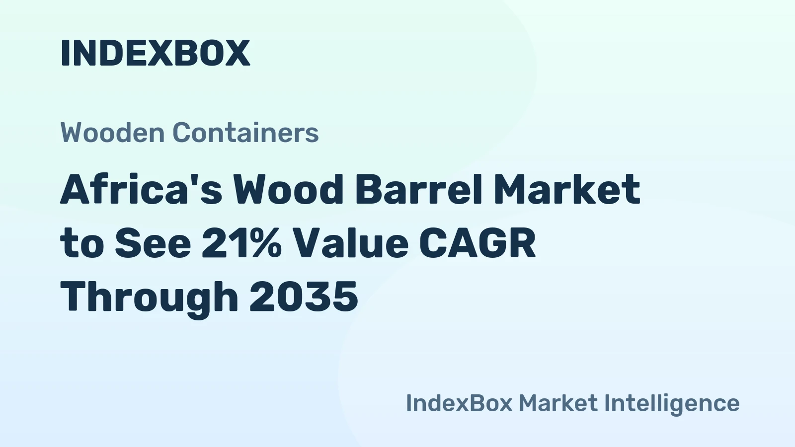 Africa's Wood Barrel Market to See 21% Value CAGR Through 2035