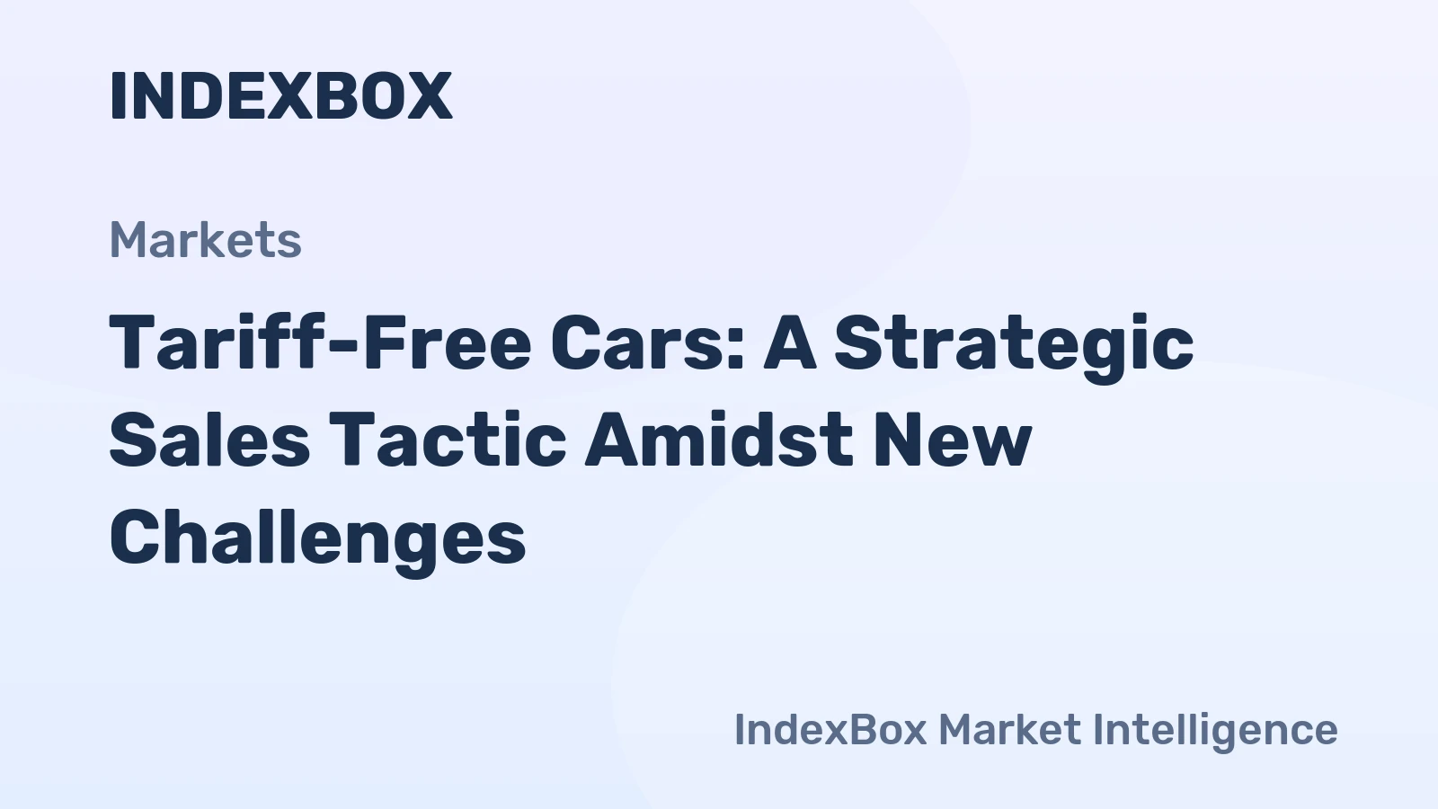 Tariff-Free Cars: A Strategic Sales Tactic Amidst New Challenges