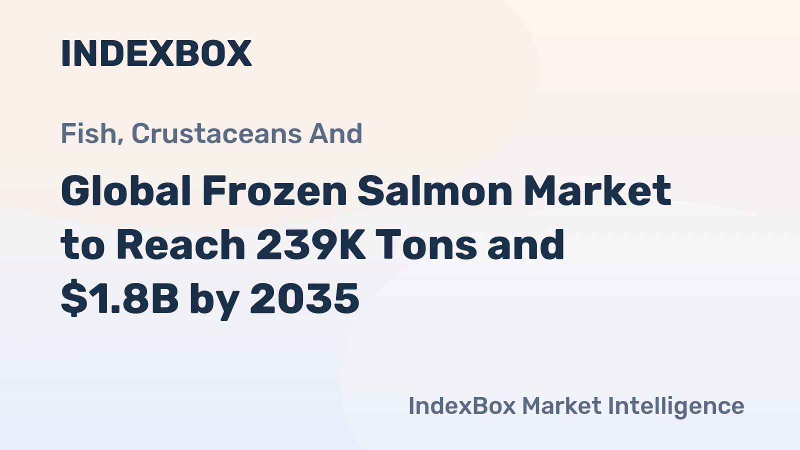 Global Frozen Salmon Market to Reach 239K Tons and $1.8B by 2035