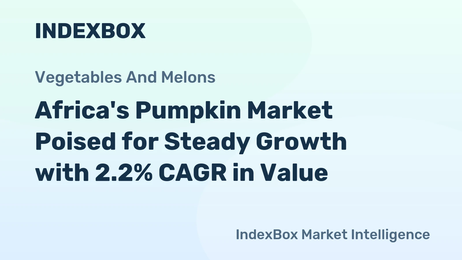 Africa's Pumpkin Market Poised for Steady Growth with 2.2% CAGR in Value