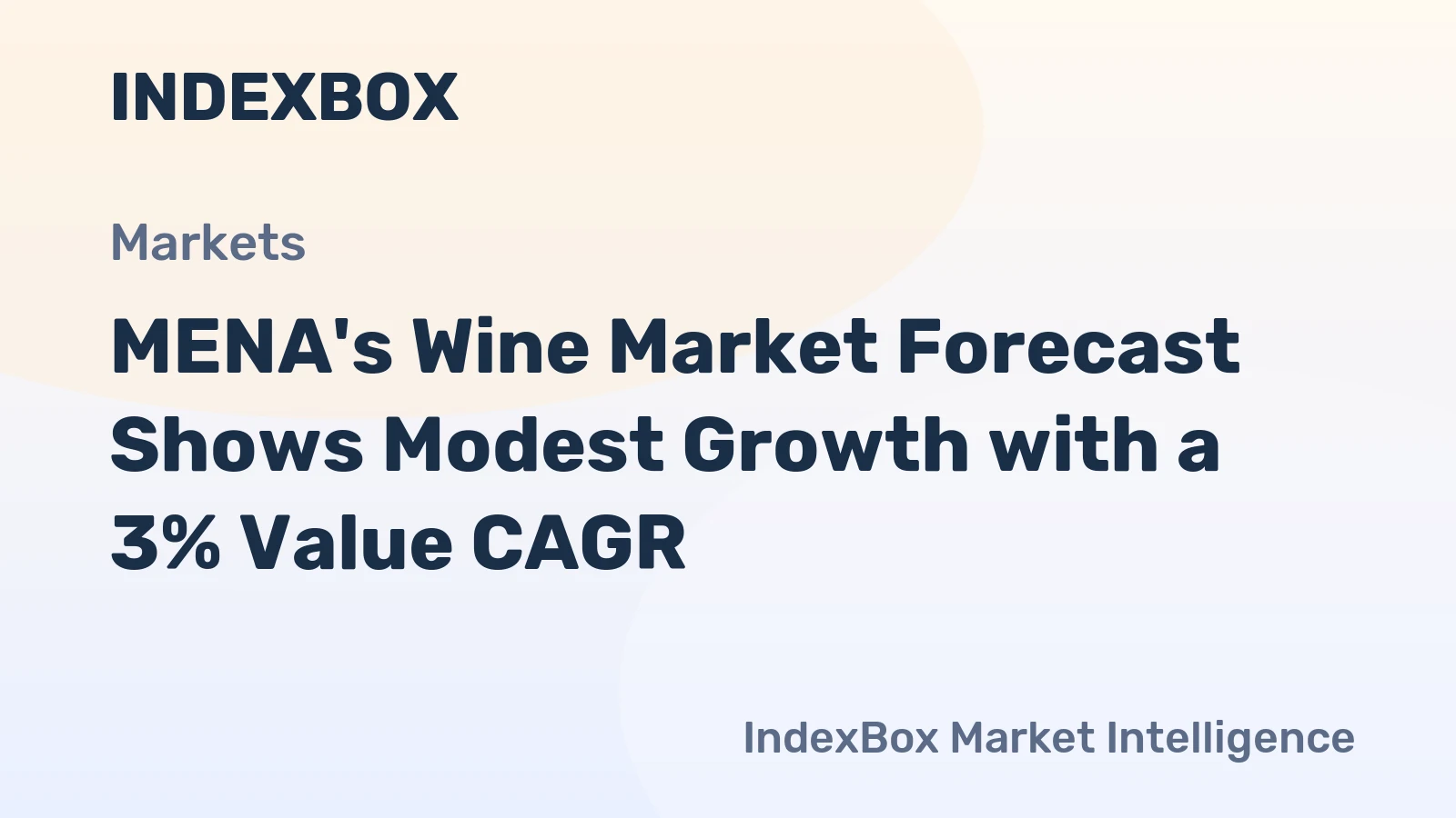 MENA's Wine Market Forecast Shows Modest Growth with a 3% Value CAGR