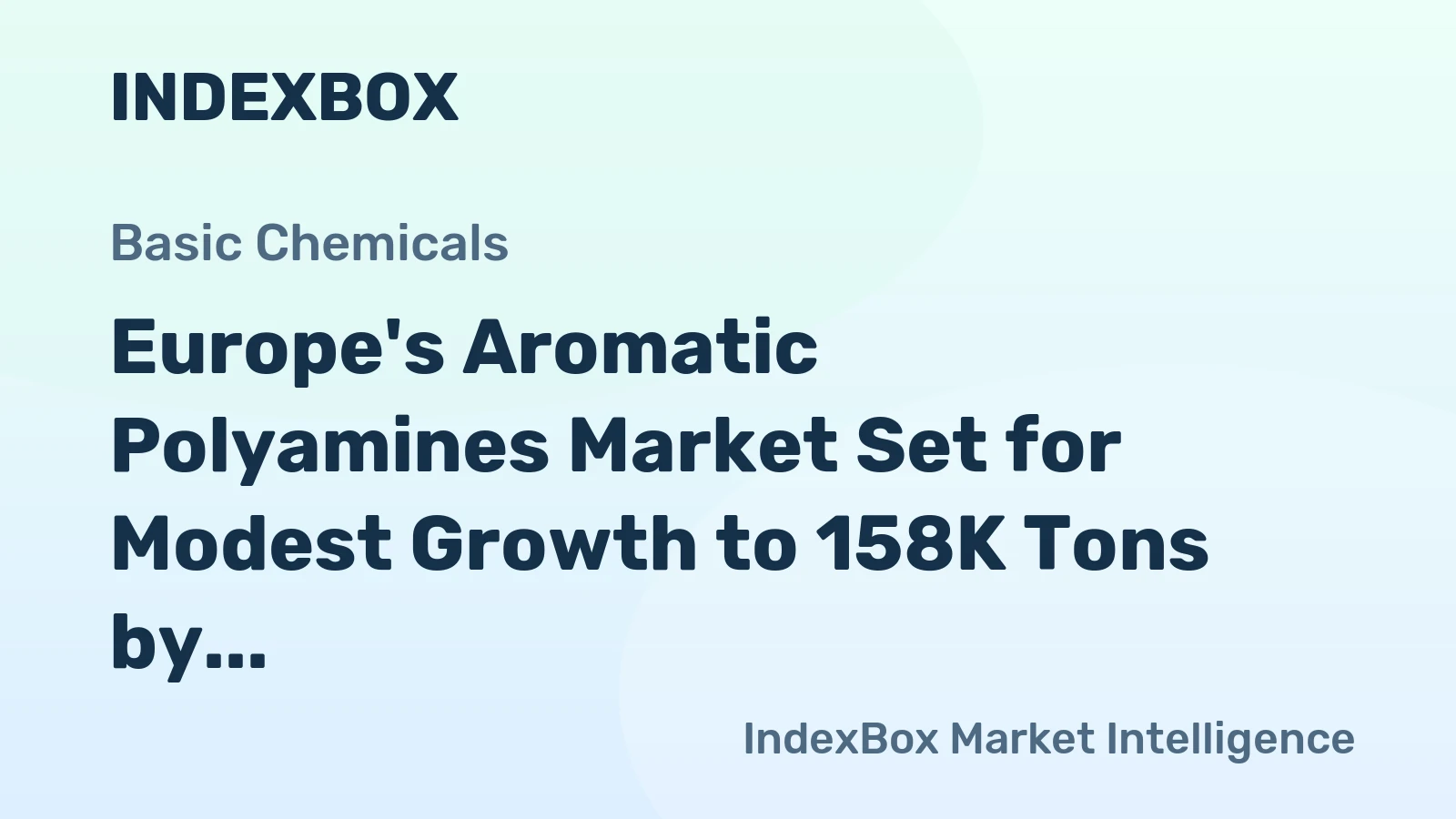 Europe's Aromatic Polyamines Market Set for Modest Growth to 158K Tons by 2035