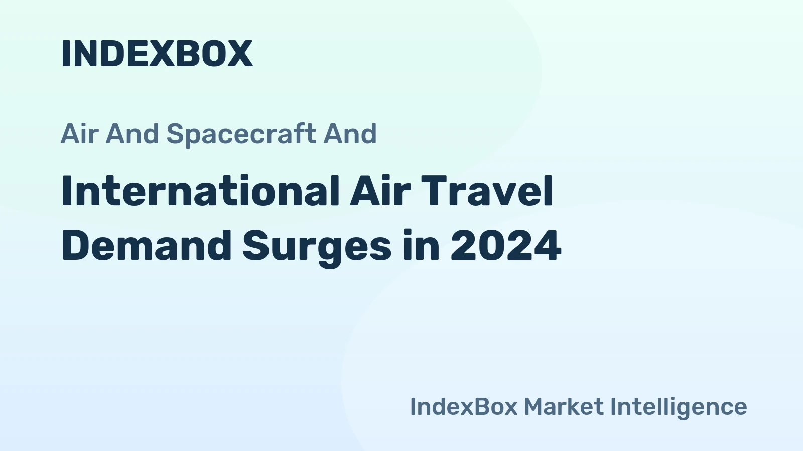 International Air Travel Demand Surges in 2024