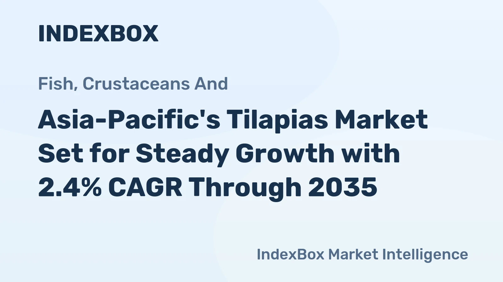 Asia-Pacific's Tilapias Market Set for Steady Growth with 2.4% CAGR Through 2035