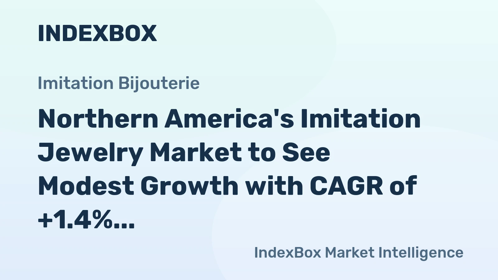 Northern America's Imitation Jewelry Market to See Modest Growth with CAGR of +1.4% by 2035
