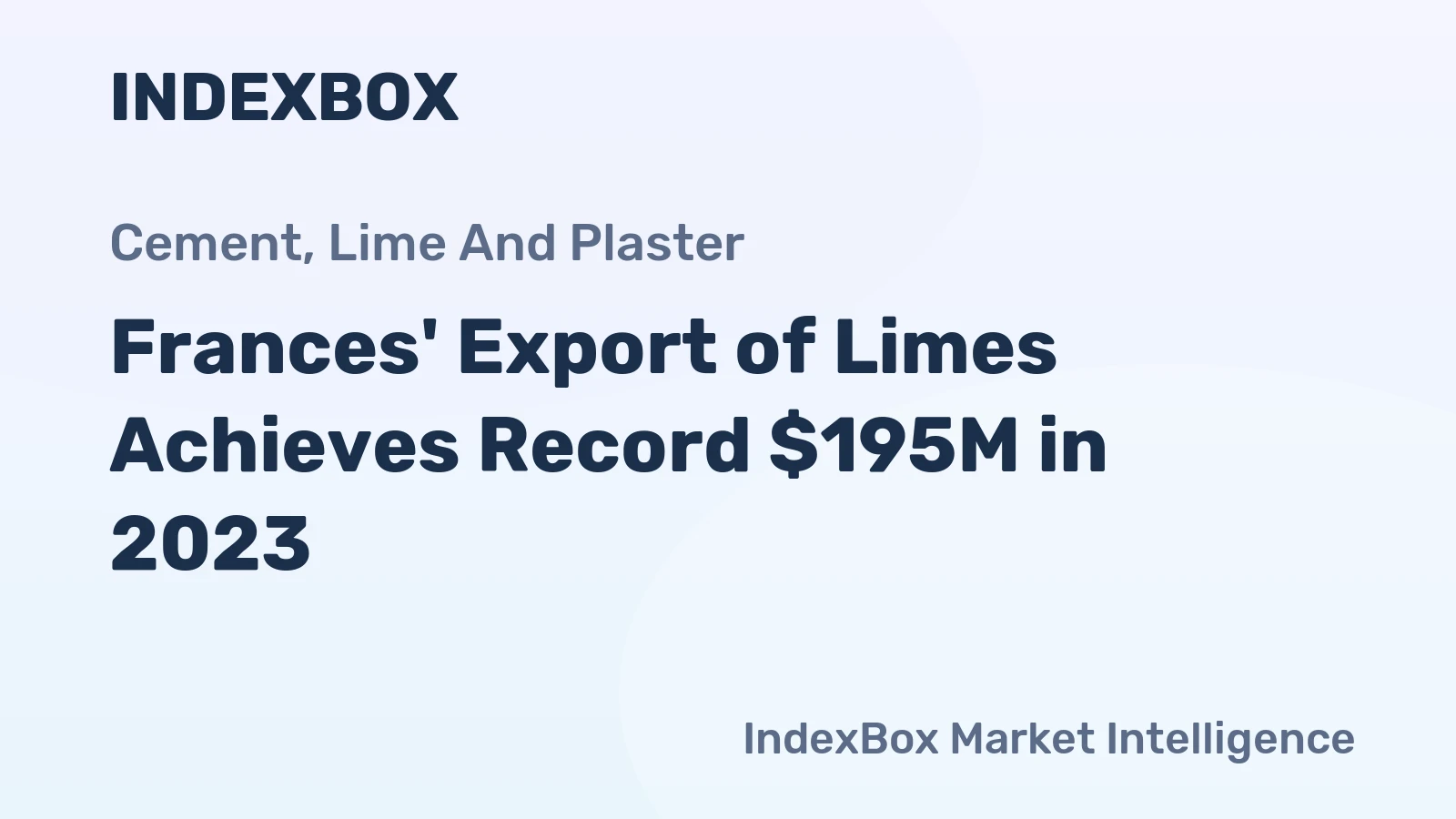 Frances' Export of Limes Achieves Record $195M in 2023