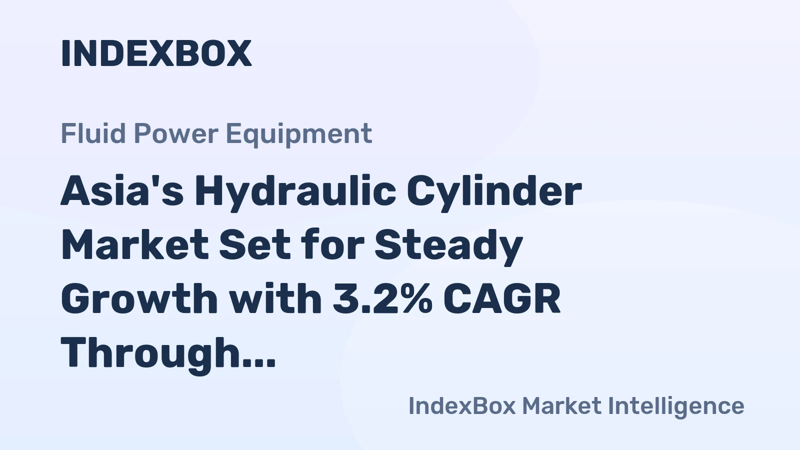 Asia's Hydraulic Cylinder Market Set for Steady Growth with 3.2% CAGR Through 2035