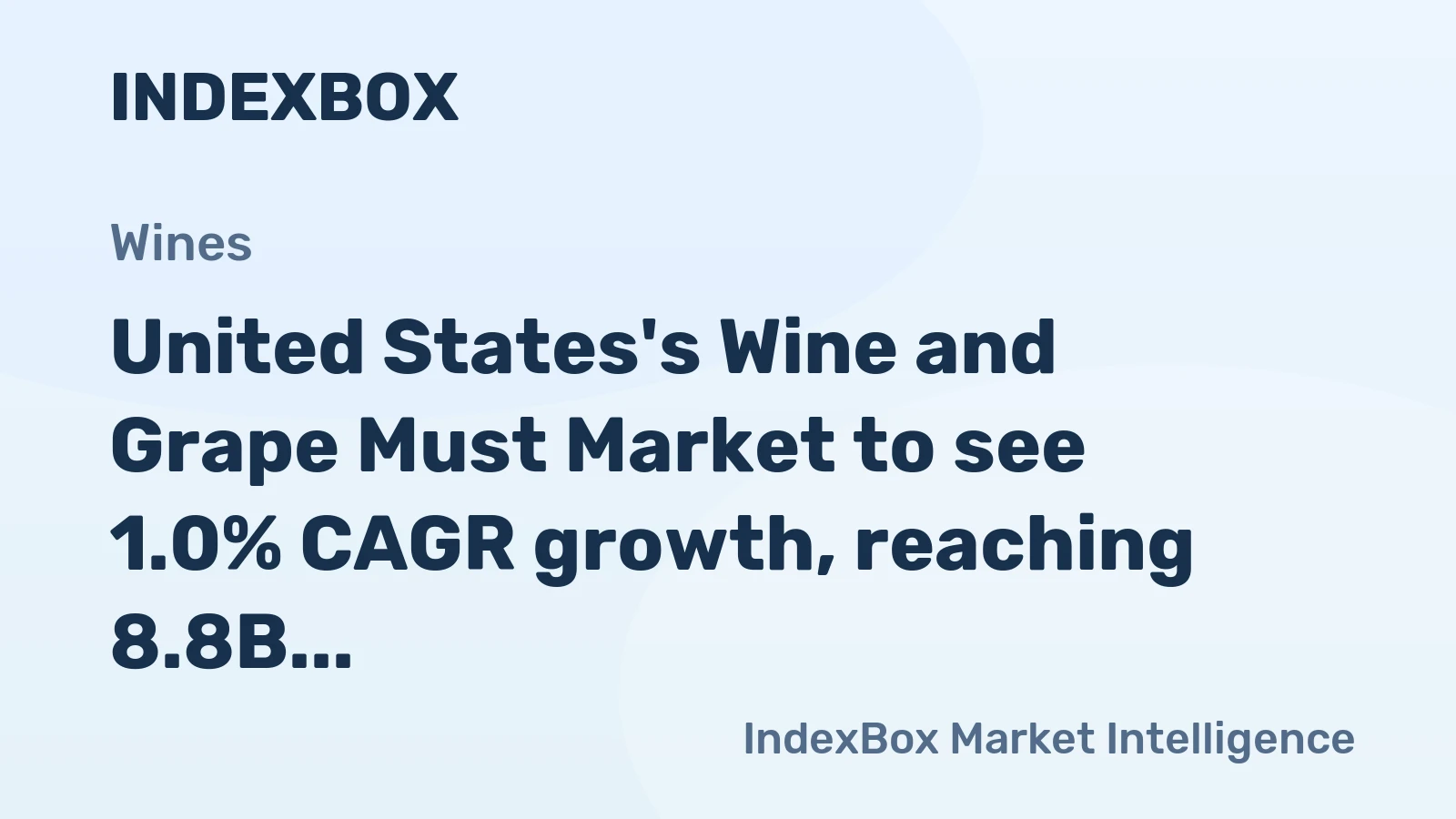 United States's Wine and Grape Must Market to see 1.0% CAGR growth, reaching 8.8B litres by 2035