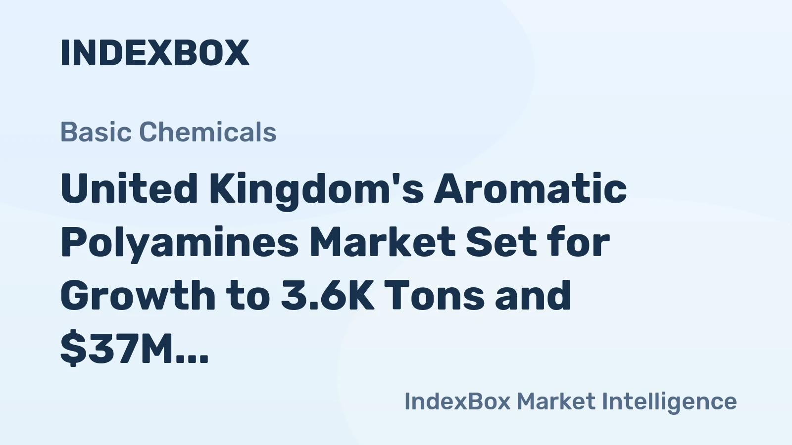 United Kingdom's Aromatic Polyamines Market Set for Growth to 3.6K Tons and $37M Value