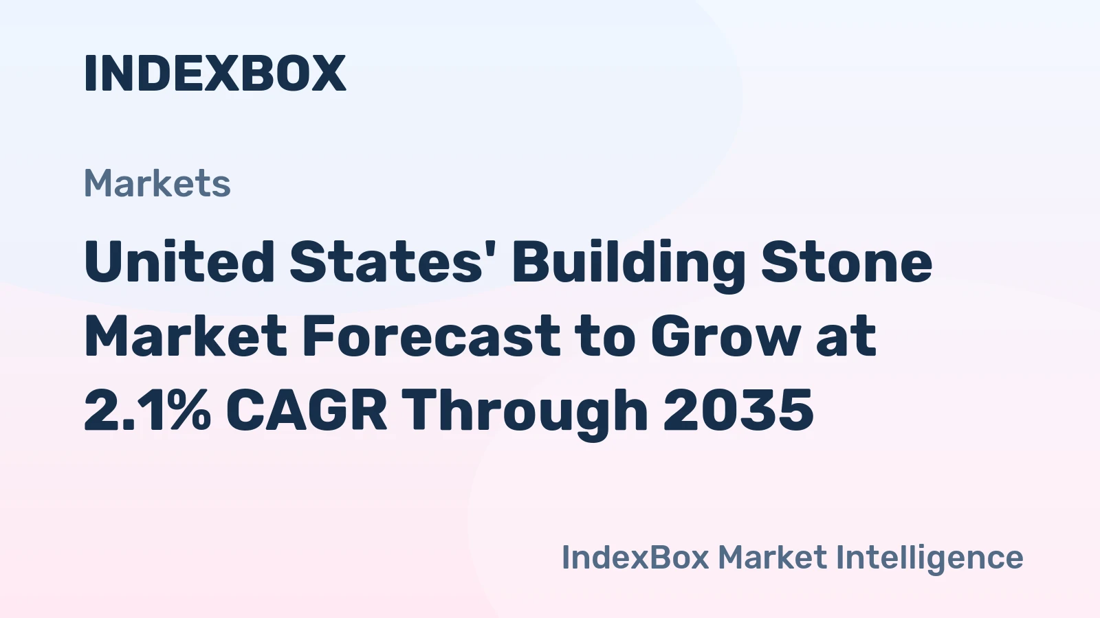 United States' Building Stone Market Forecast to Grow at 2.1% CAGR Through 2035
