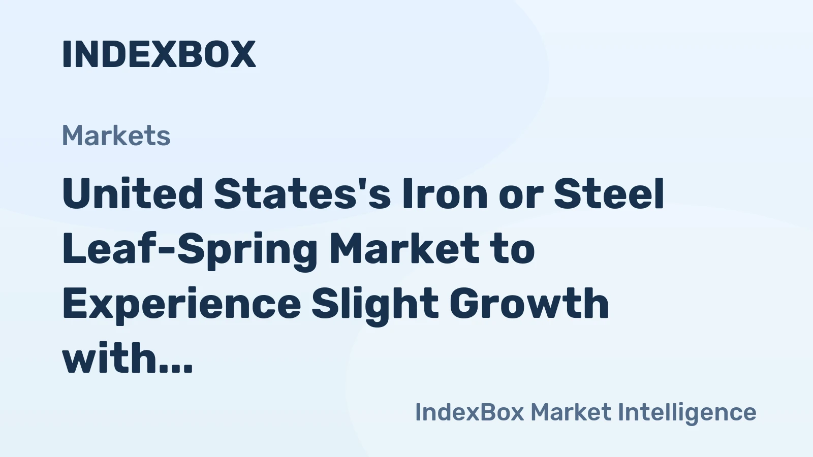 United States's Iron or Steel Leaf-Spring Market to Experience Slight Growth with +0.6% CAGR from 2024 to 2035