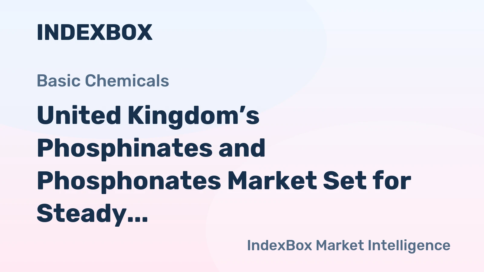 United Kingdom’s Phosphinates and Phosphonates Market Set for Steady Growth with 3.1% CAGR