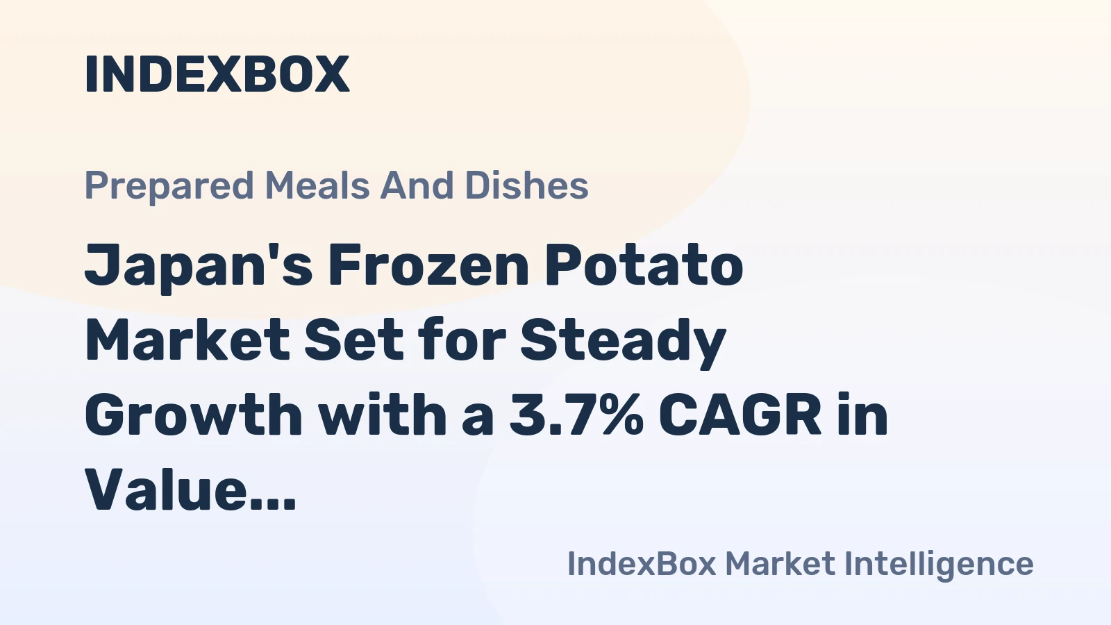 Japan's Frozen Potato Market Set for Steady Growth with a 3.7% CAGR in Value Through 2035
