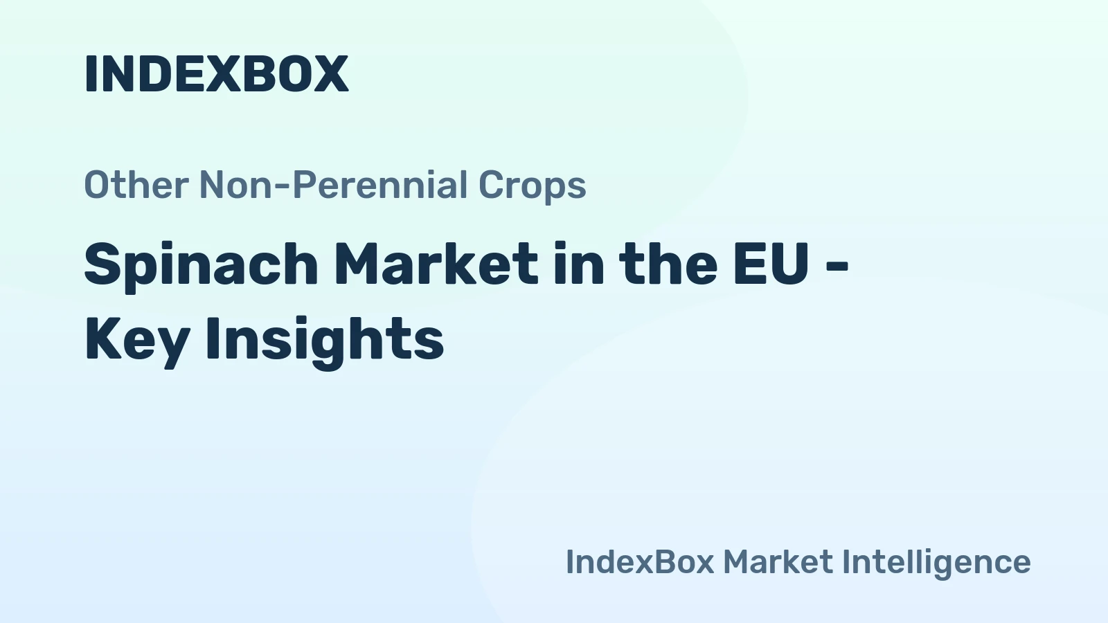 Spinach Market in the EU - Key Insights