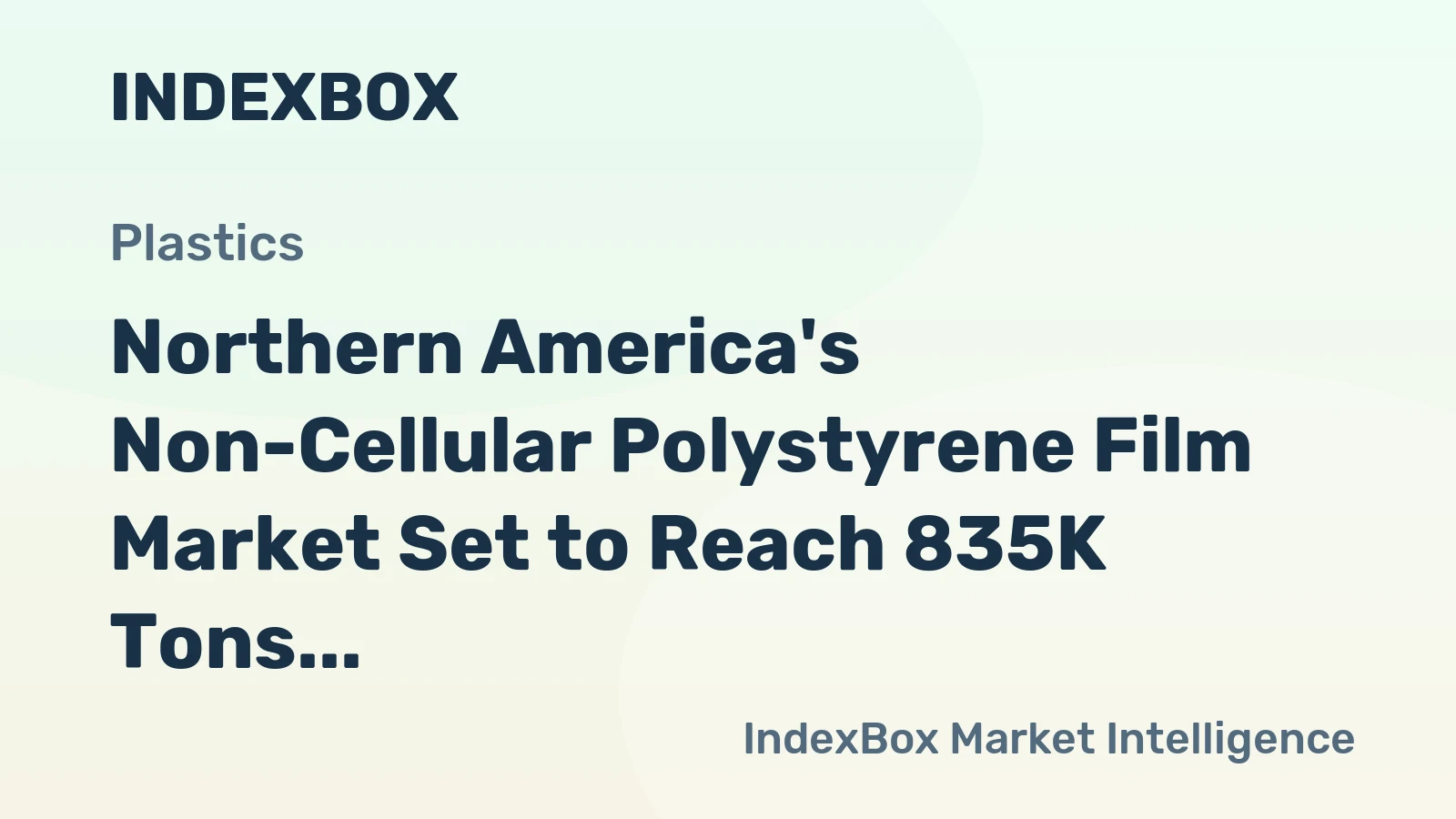 Northern America's Non-Cellular Polystyrene Film Market Set to Reach 835K Tons Valued at $3.7B by 2035