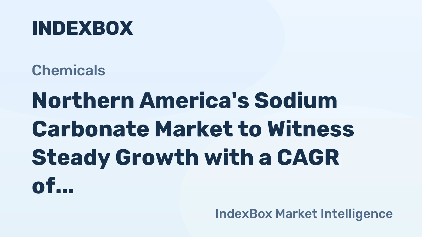 Northern America's Sodium Carbonate Market to Witness Steady Growth with a CAGR of +1.5% from 2024 to 2035