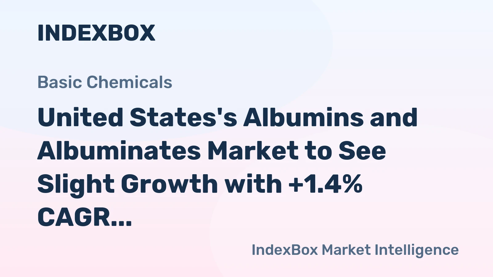 United States's Albumins and Albuminates Market to See Slight Growth with +1.4% CAGR from 2024 to 2035