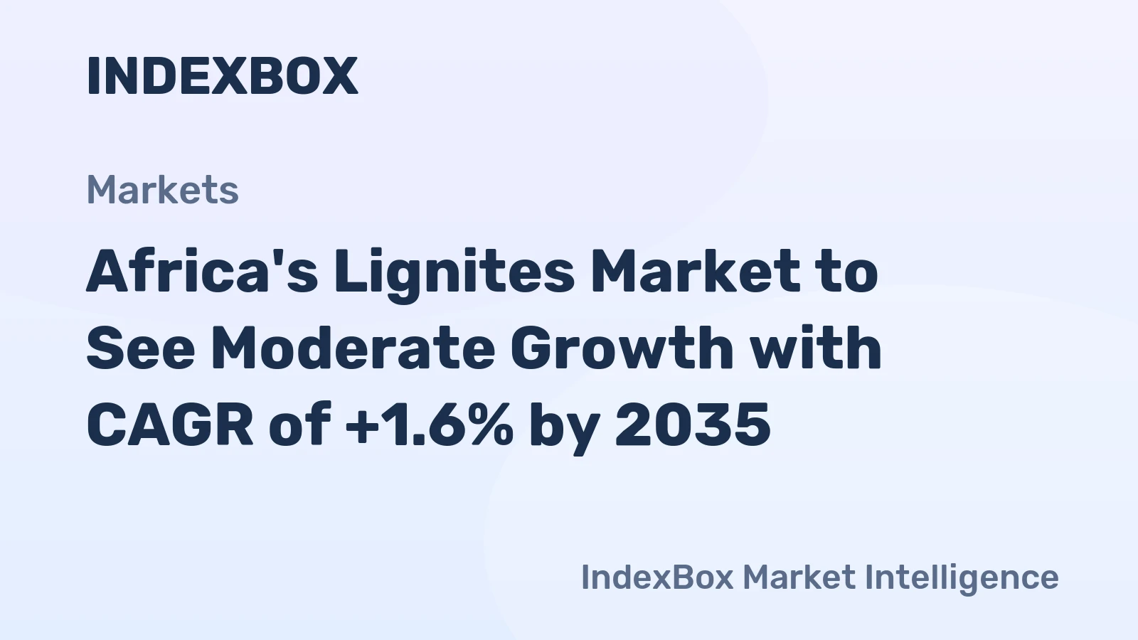 Africa's Lignites Market to See Moderate Growth with CAGR of +1.6% by 2035