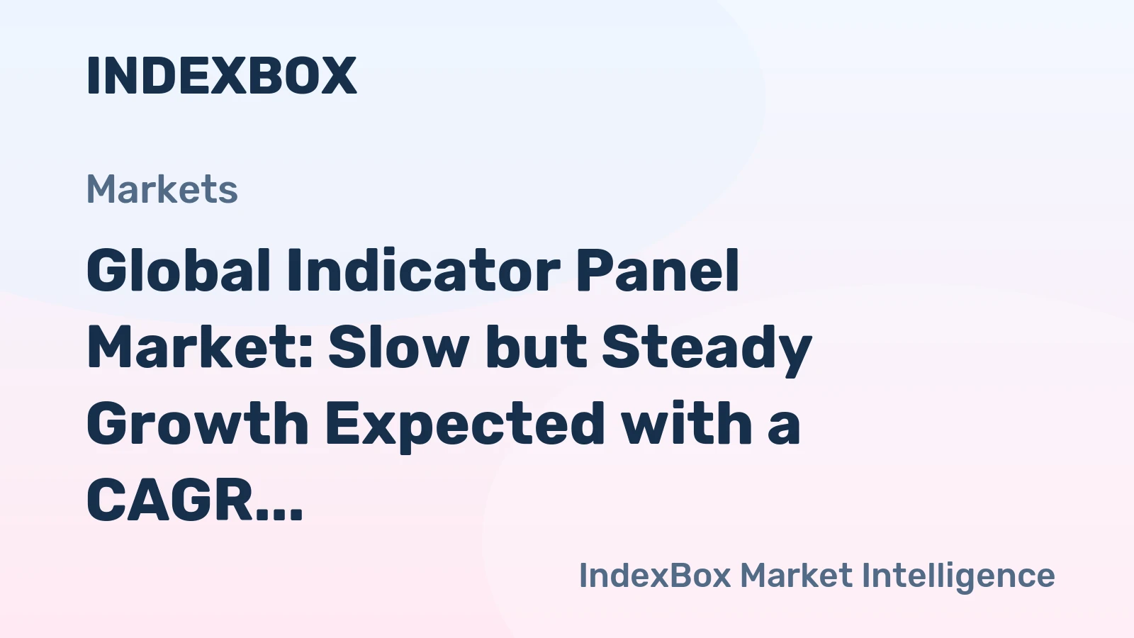Global Indicator Panel Market: Slow but Steady Growth Expected with a CAGR of +0.9% from 2024 to 2035