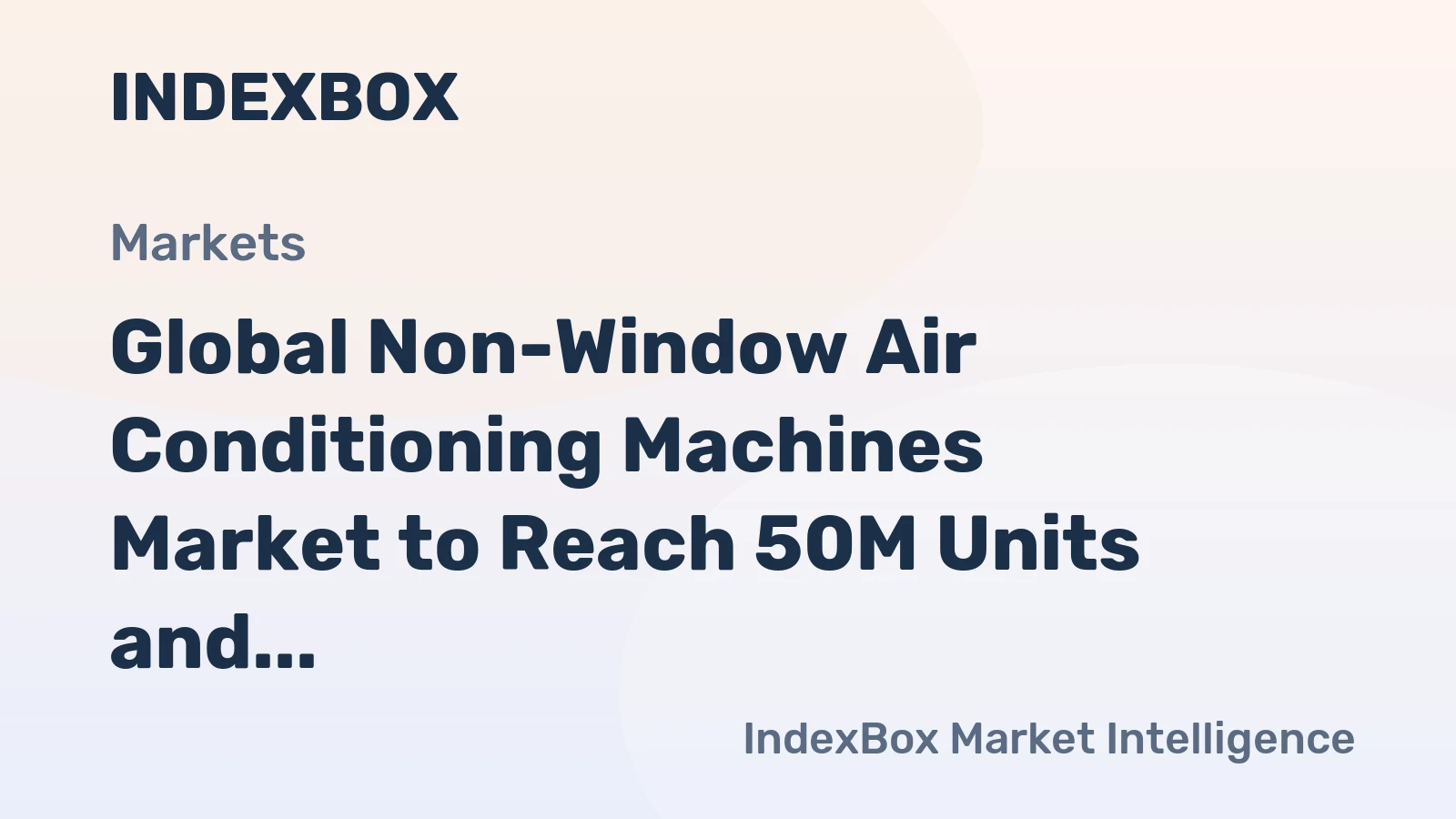 Global Non-Window Air Conditioning Machines Market to Reach 50M Units and $41.5B by 2035
