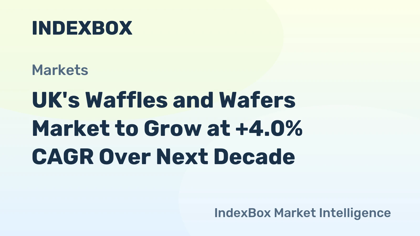 UK's Waffles and Wafers Market to Grow at +4.0% CAGR Over Next Decade