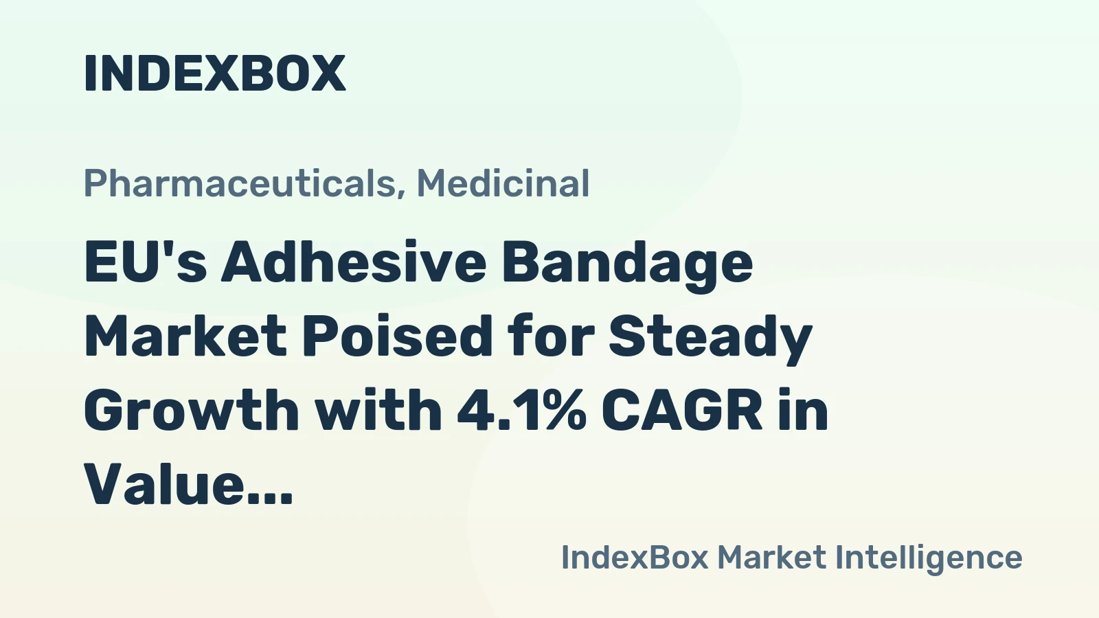 EU's Adhesive Bandage Market Poised for Steady Growth with 4.1% CAGR in Value Through 2035