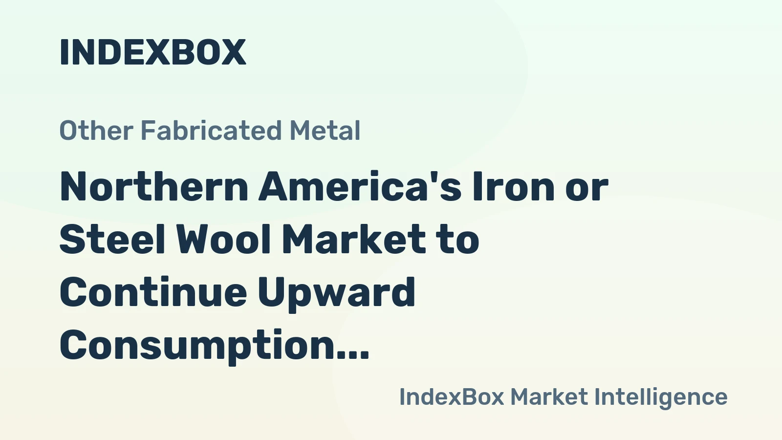 Northern America's Iron or Steel Wool Market to Continue Upward Consumption Trend with Anticipated CAGR of +0.3% by 2035