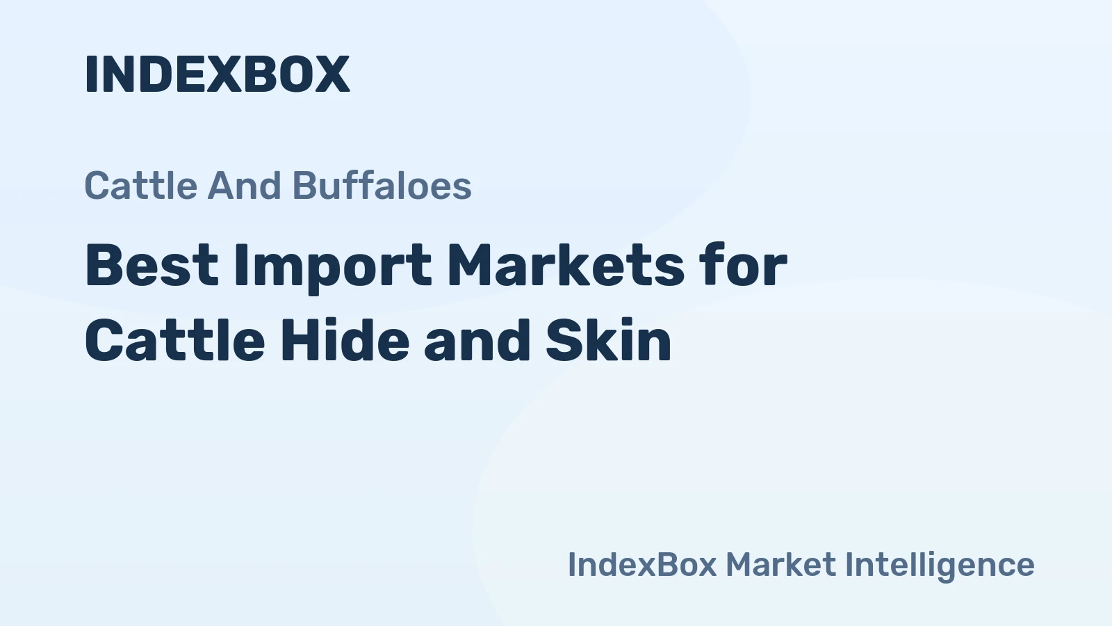 Best Import Markets for Cattle Hide and Skin