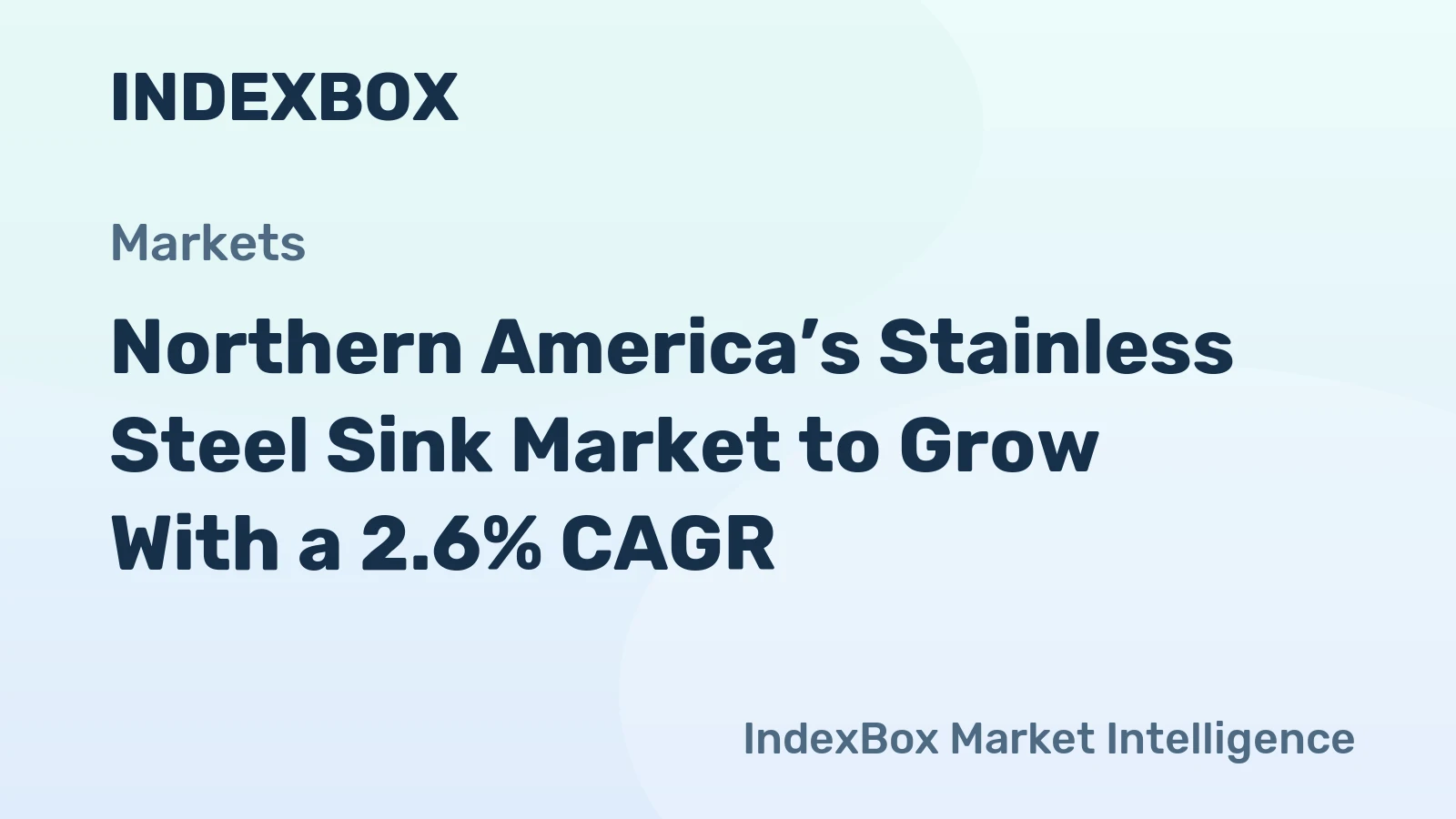 Northern America’s Stainless Steel Sink Market to Grow With a 2.6% CAGR