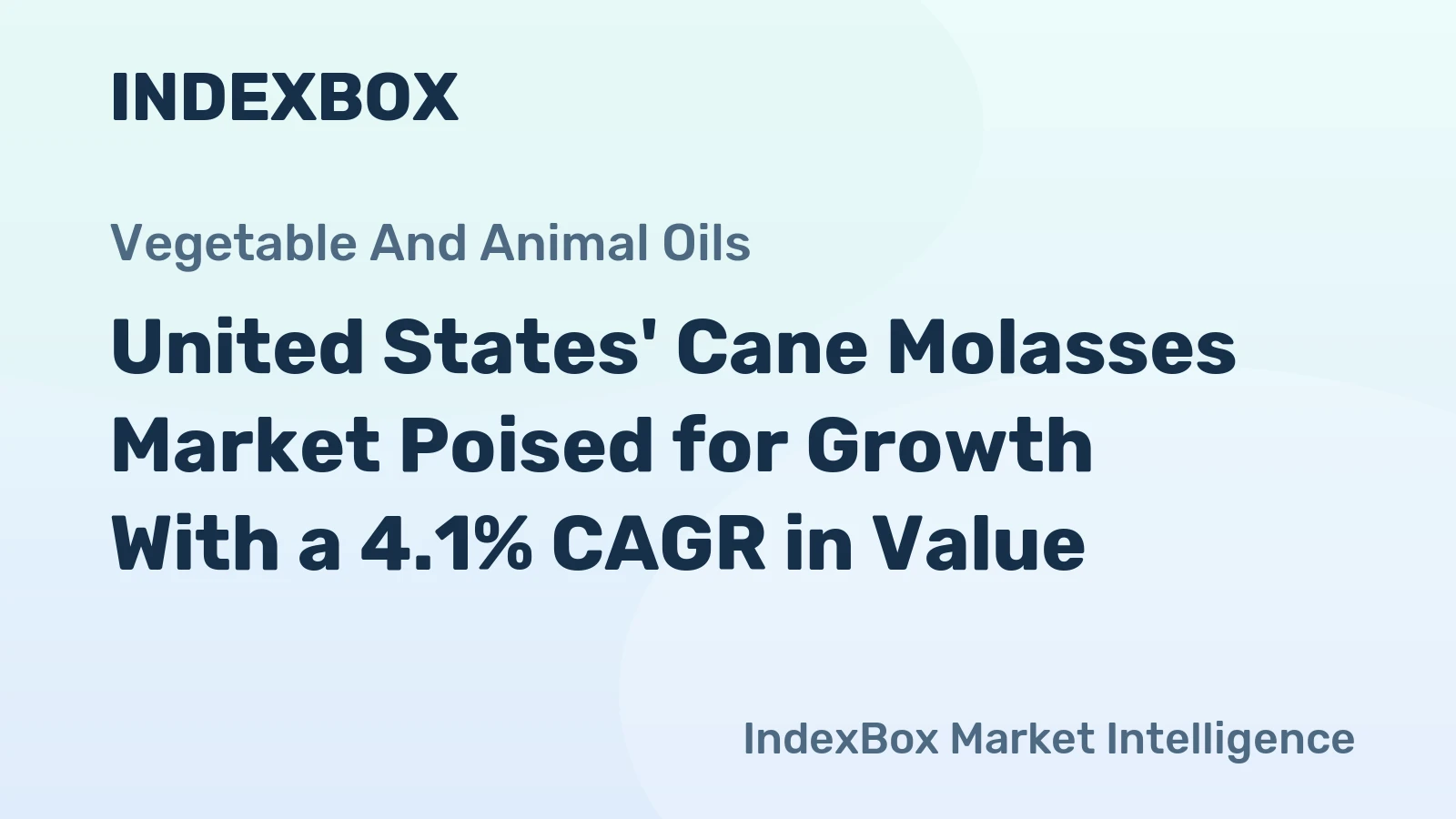 United States' Cane Molasses Market Poised for Growth With a 4.1% CAGR in Value