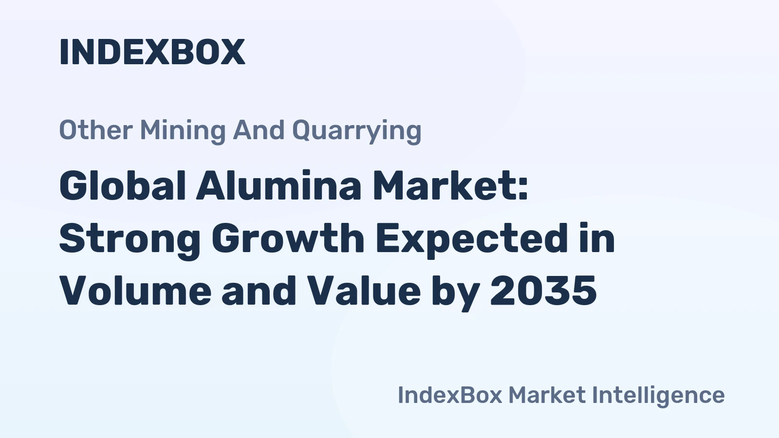 Global Alumina Market: Strong Growth Expected in Volume and Value by 2035
